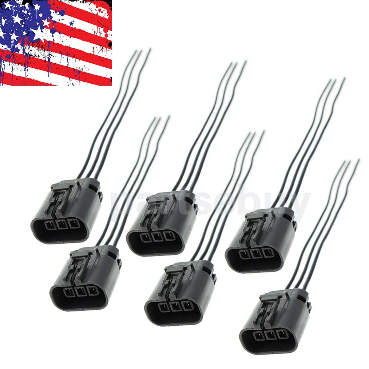6x Ignition Coil Pack Wiring Connector Pigtail For Nissan 300ZX Z32 ...