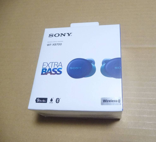 SONY WF-XB700 Blue Bluetooth Wireless Earphone EXTRA BASS NEW ...