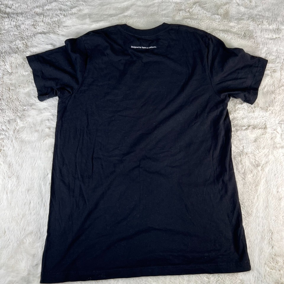 Apple Computer Potomac Town Center Mens Large Black Short Sleeve T ...