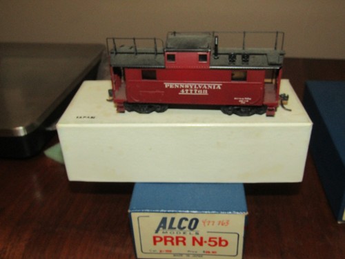 HO scale brass Alco Models Pennsylvania RR caboose N-5b 477925 | eBay
