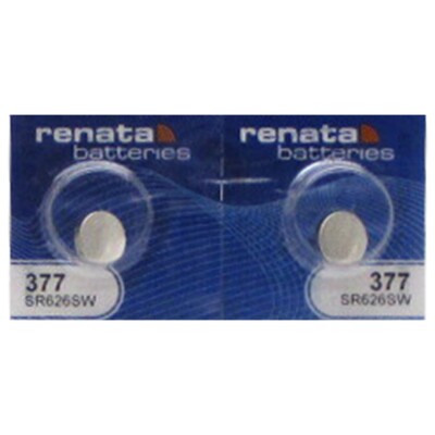 2 Pcs Renata 377 376 Watch Battery SR626SW SR626W | eBay