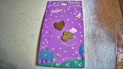 Vintage Hallmark Angel "Pin Pairs" Button Pins on Gift Card - New | eBay