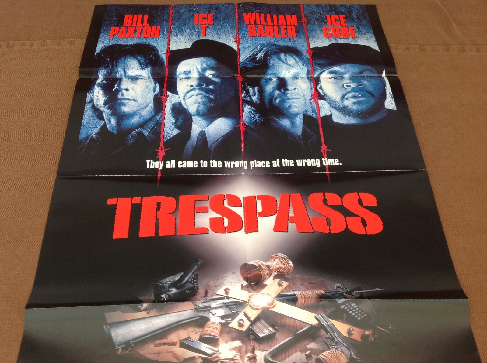 1992 Trespass Original Movie House Full Sheet Poster | eBay