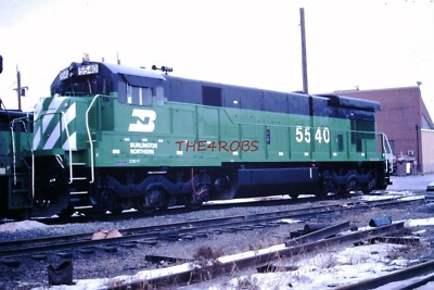 Original 1977 Burlington Northern New GE U30-7 Locomotive Chicago Slide ...