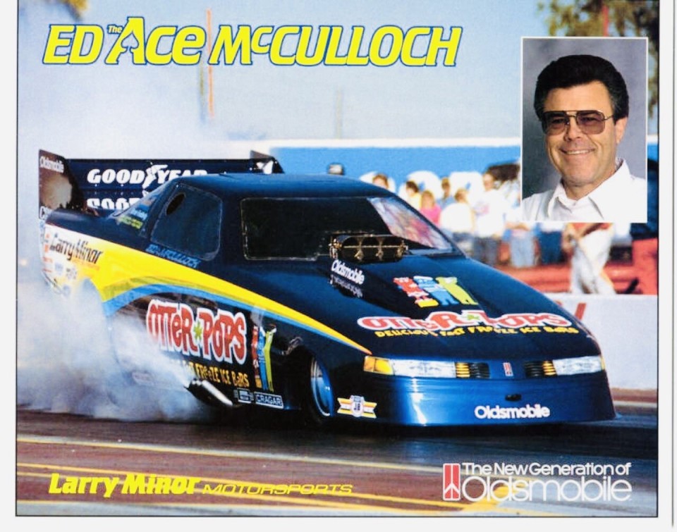 NHRA Ed McCulloch 1:24 Diecast OTTER POPS “Signed” NITRO Funny Car DRAG ...