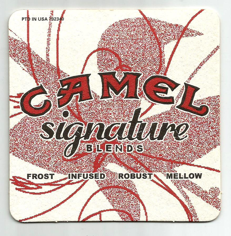 15 Camel Cigarettes Signature Blends Robust Bar / Beer Coasters | eBay