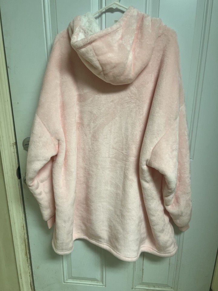 pink snuggie One Size Warm Comfortable Sleepwear Oversized | eBay