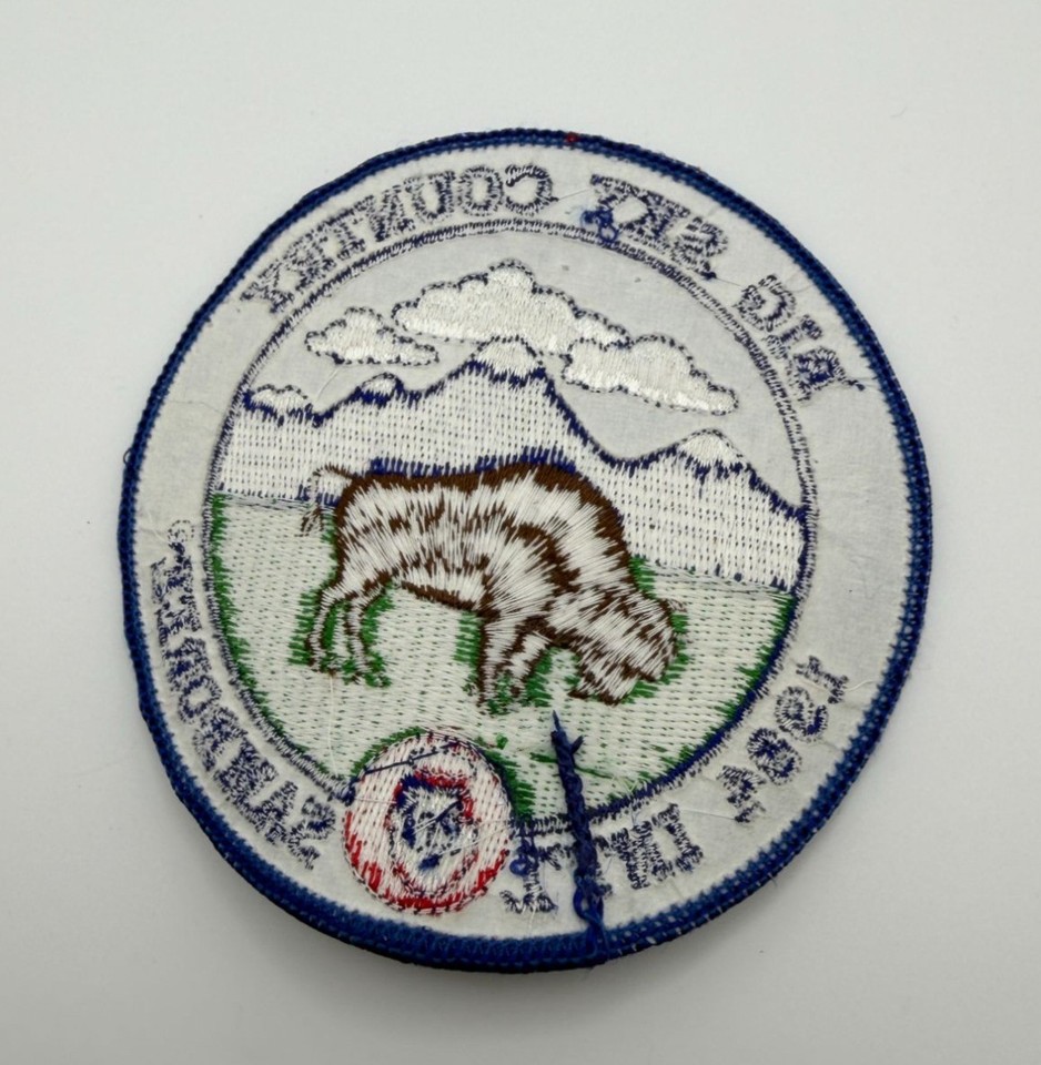 Good Sam 1984 Samboree Patch Big Sky Country Vintage RV Club Mountains ...