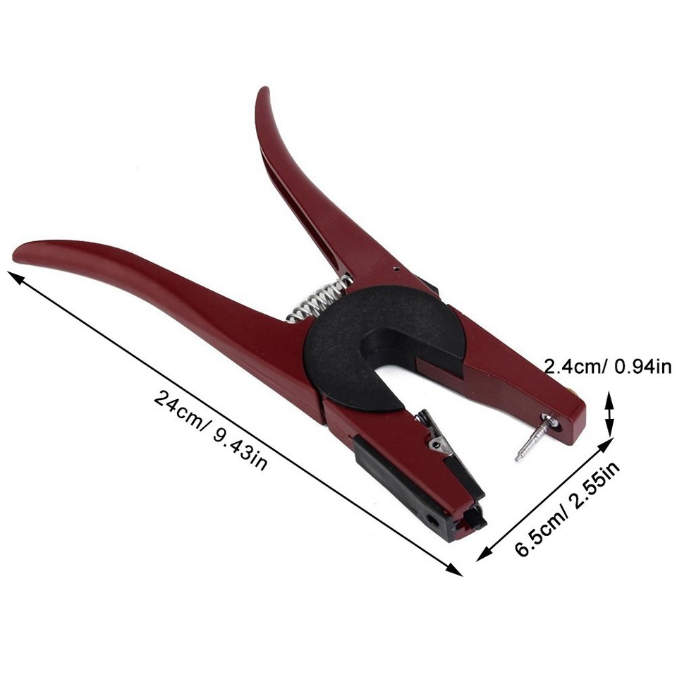 Aluminium Alloy Ear Applicator Plier Tool for Animal Cow Sheep Pig Dog ...