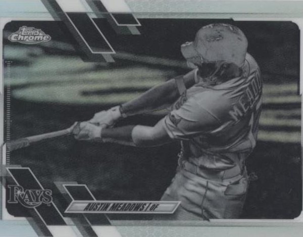 2021 Topps Chrome - Negative Refractor #45 Austin Meadows for sale ...