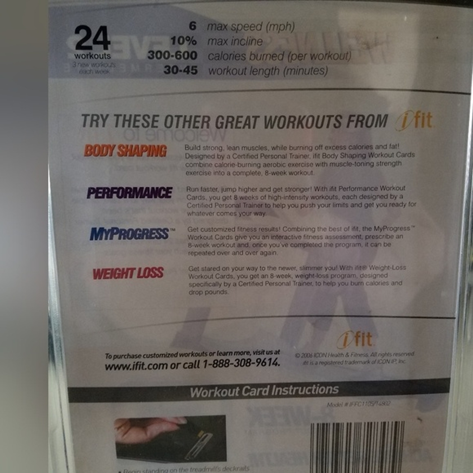 Ifit Body Sculpting Treadmill Workout Cards | EOUA Blog