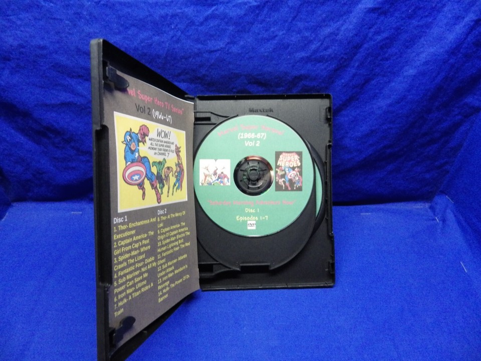 Classic Marvel: Saturday Morning Super Hero Series Vol 2 DVD (1966-67 ...