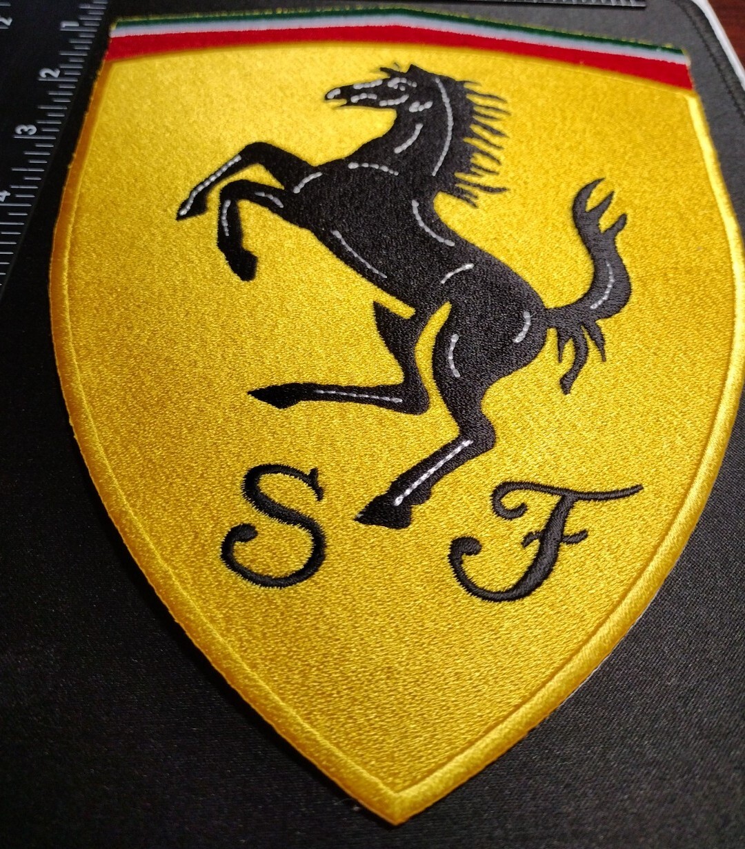 Ferrari Patch Embroidery Iron On or Sewed High Quality Full Embroidery ...