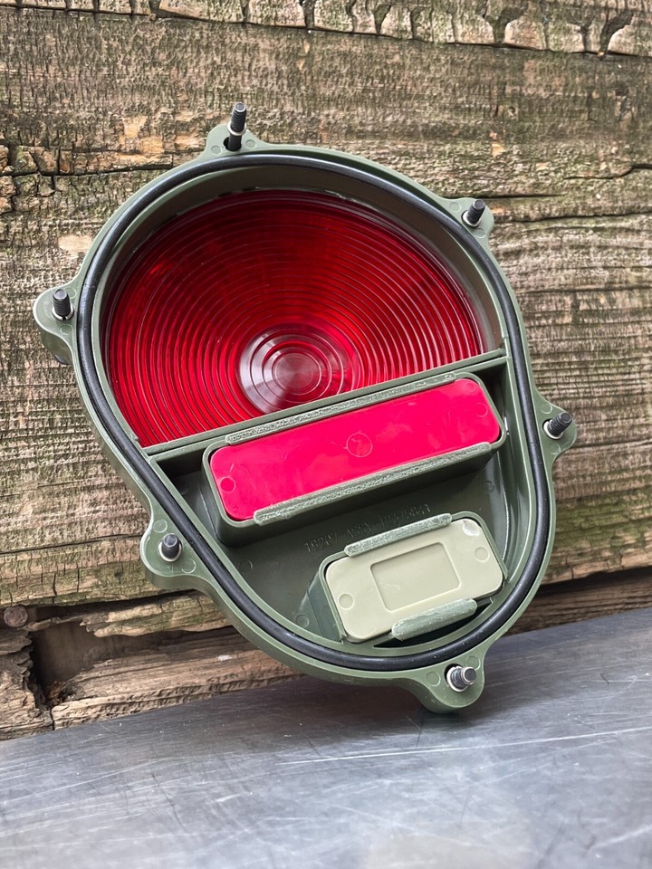 HMMWV M998 M-SERIES M1101 Rear Tail Light Stop Light Lens Cover RED w ...
