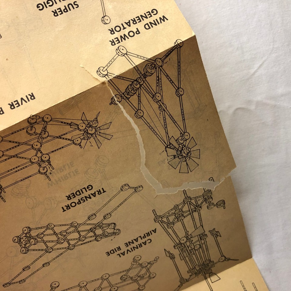 Vintage Instruction Sheet Steven Pixie Build A Toy Fold-Out | eBay