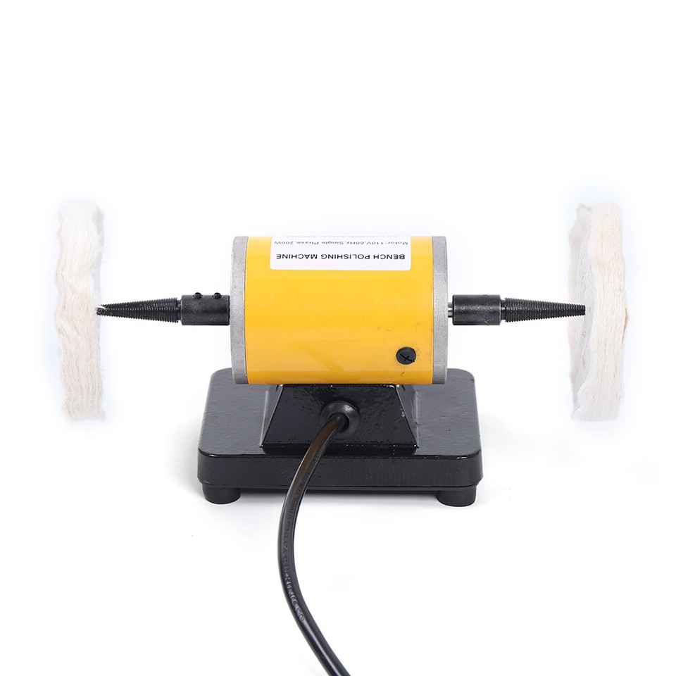 Pro Jewelry Bench Polisher Bench Lathe Polishing Buffing Machine Buffer ...
