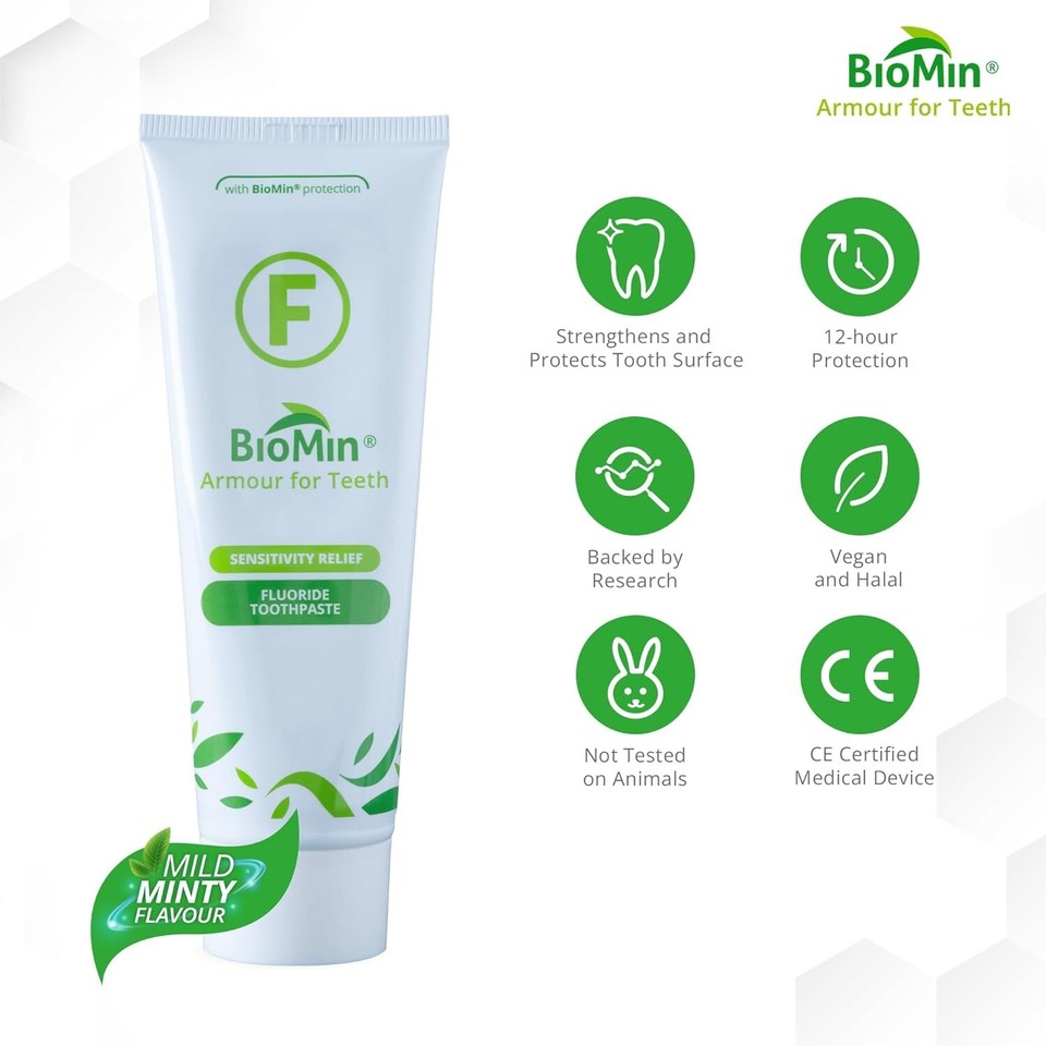 BioMin F Toothpaste Travel Size (18ml) with Smart Biomaterial ...