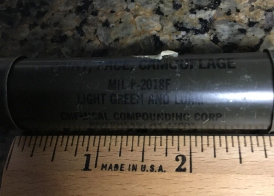 USGI Military US Army Camo Camouflage Face Paint Grease Tin Lt Green ...