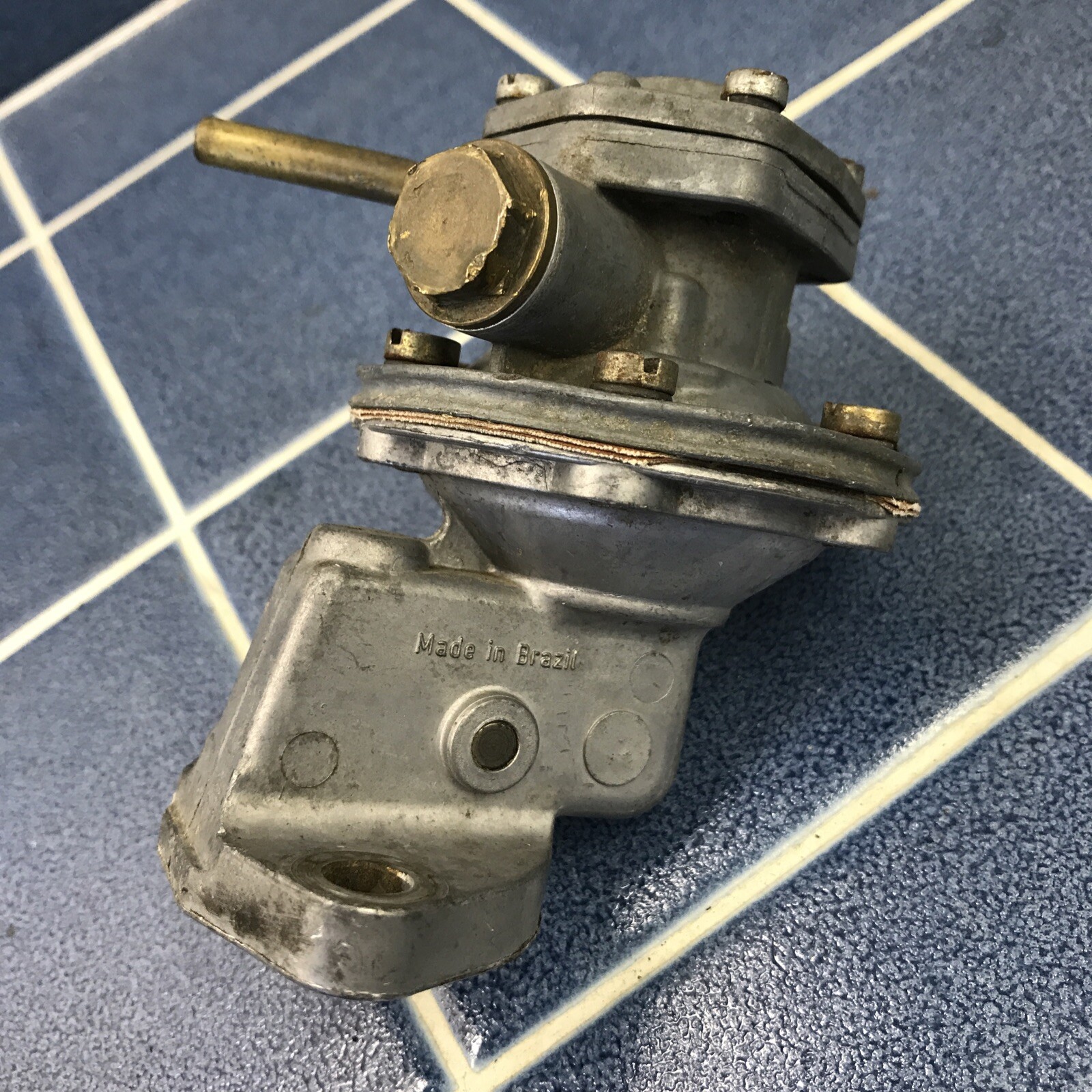 Vintage VW FUEL PUMP Bus Bug Ghia Beetle 1961-1971 Brazil Rebuildable ...
