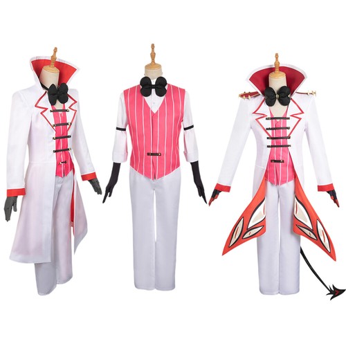 Hazbin Hotel Lucifer Morningstar Cosplay Costume Uniform Halloween ...