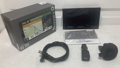 Garmin RV 795 GPS Navigator, Large, Easy-to-Read 7”, Custom RV Routing ...
