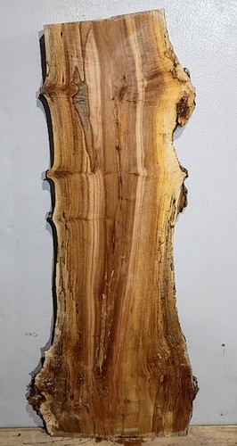 H53 Spalted Maple Burl Live Edge, Flamed Raw Slab Figured DIY Project ...