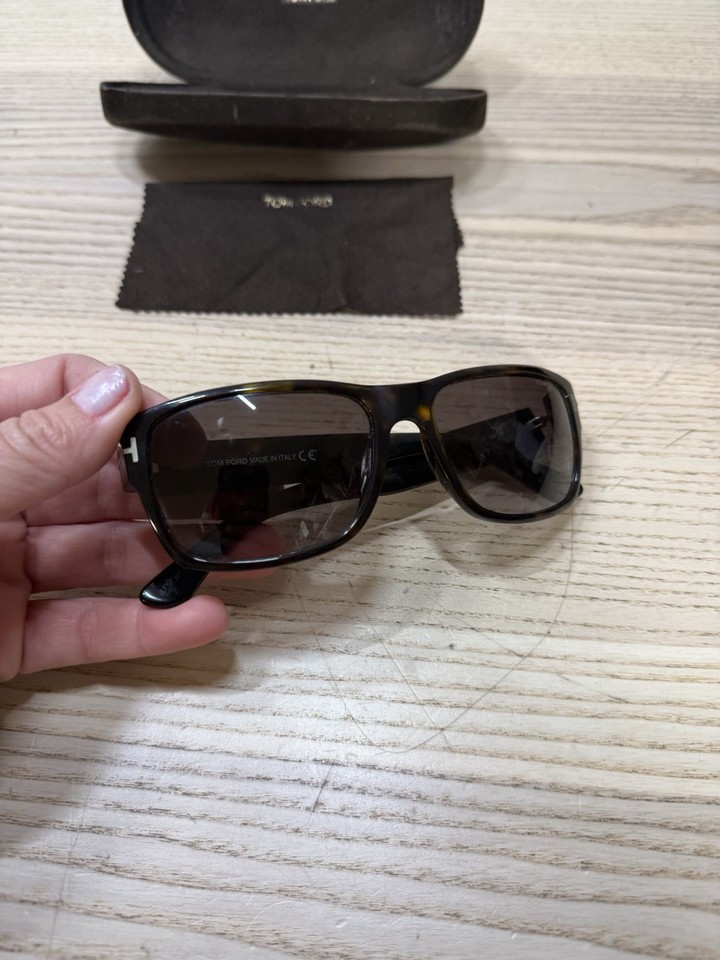 Tom Ford Mason TF445 52B Havana Brown Sunglasses 58-17-140mm with Case ...