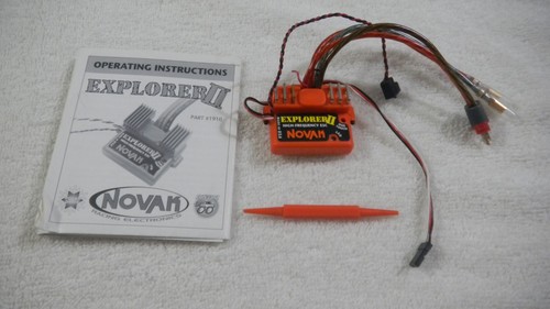 VINTAGE NOVAK EXPLORER II BRUSHED MOTOR ESC TESTED WORKS NEW PLUGS W ...