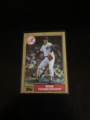 1987 Topps Tiffany #254 Bob Tewksbury RC Yankees NM-MT PWE | eBay