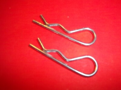 JOHN DEERE 2 1/2" HAIRPIN CLIPS FITS TILLERS MOWERS BAGGERS SNOWBLOWERS ...