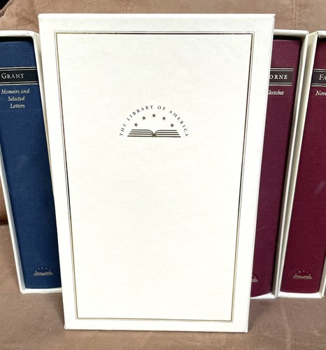 Library Of America Lot of 7 Faulkner, Melville, Chandler, Sherman ...