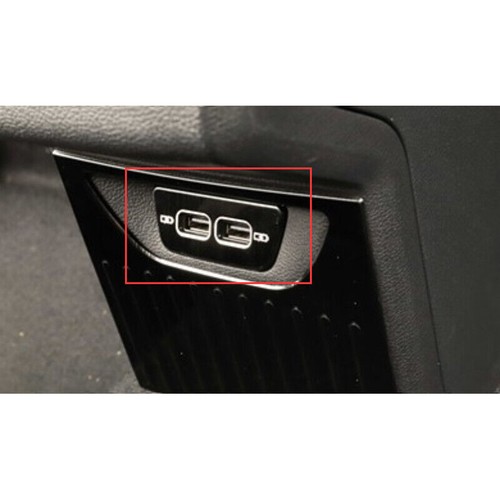 Fit For VW Golf MK8 2020-2021 Black Titanium Rear USB Socket Switch ...