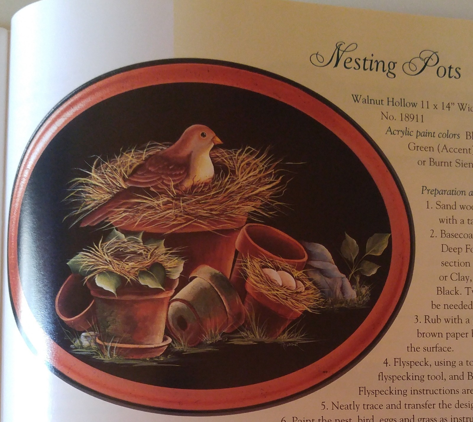 Walnut Hollow Decorative Painting Pattern PAINTED GARDEN Book II 1720 P. Hauser | eBay Australia