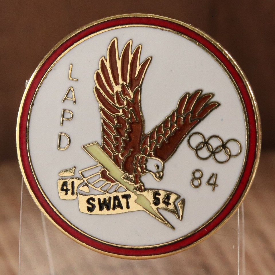 LAPD Swat Team Lapel Pin 1984 Olympics Los Angeles Police Department ...