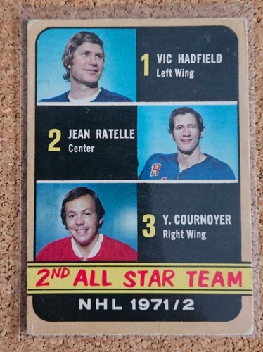 OPC 1972-73 2nd ALL STAR TEAM High Numbers # 250 COURNOYER SHARP | eBay