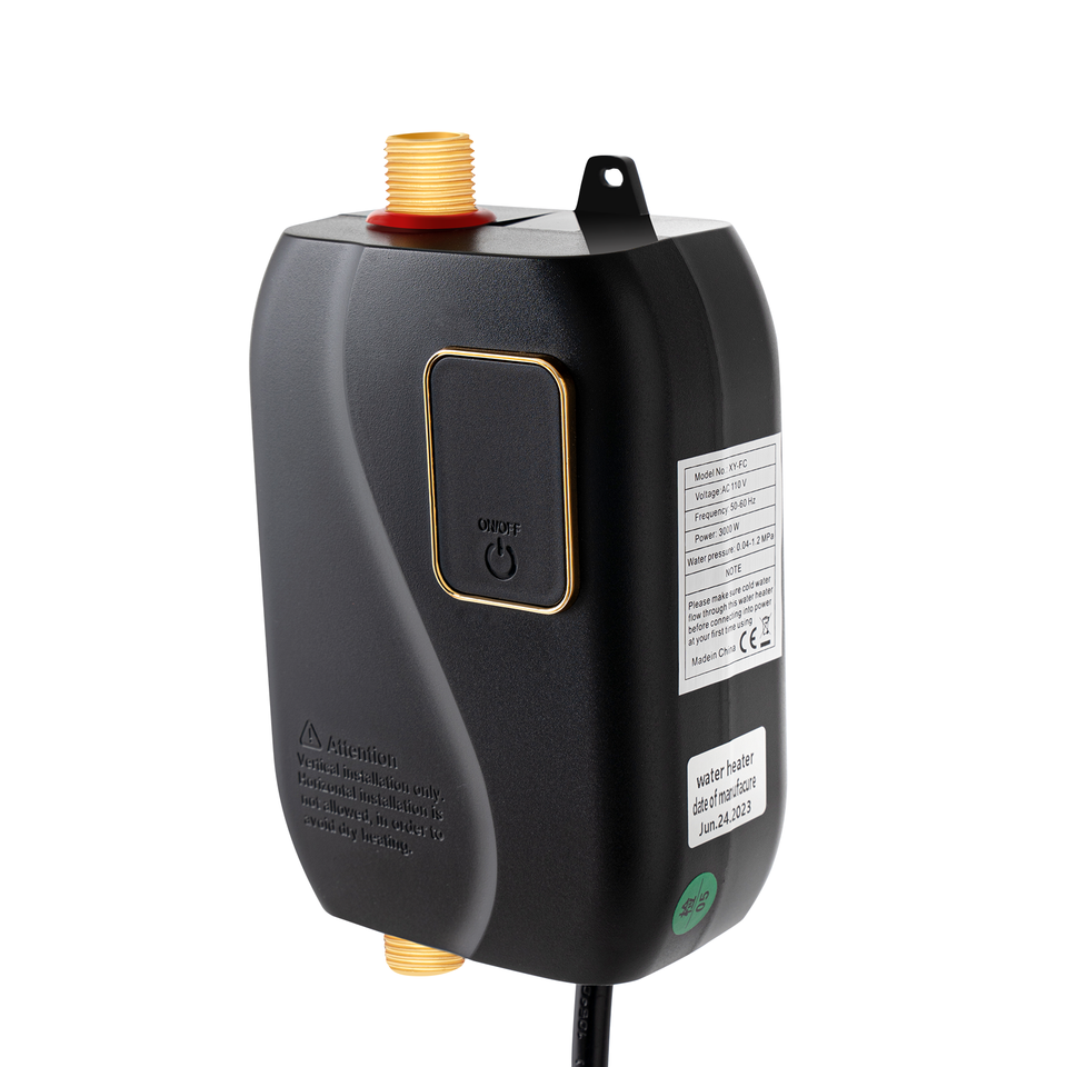 Electric Water Heater Small Instant Hot Water Heater Under Sink Plug in ...