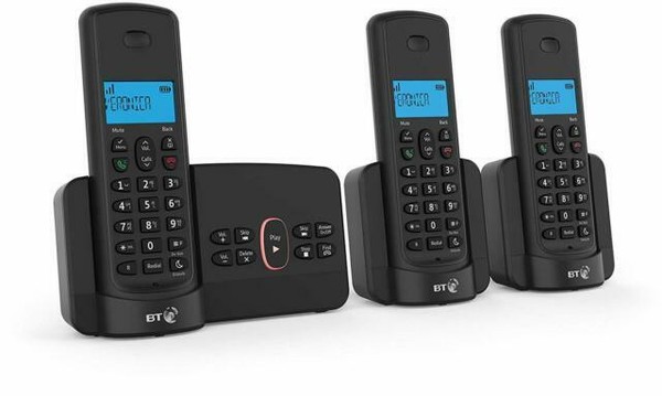 BT 3110 Cordless Phone Trio Handset - Black for sale online | eBay