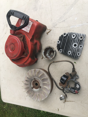 VINTAGE TECUMSEH ENGINE MOTOR PARTS COIL POINTS MINI BIKE MINIBIKE GO ...