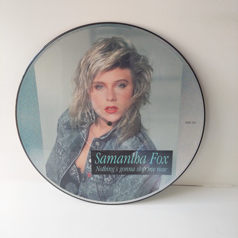 Samantha Fox Nothing's Gonna Stop Me Now Rare UK 12" Picture Disc | eBay
