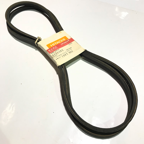Hitachi 4315262 NEW OEM Belt Set (2 Belts) EX550 EX550-5 EX600H-3 ...