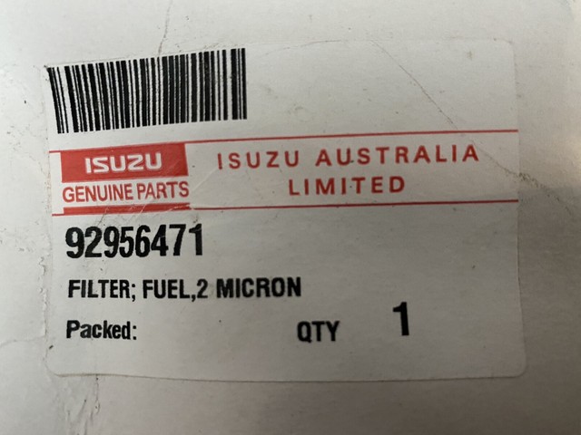 Isuzu Fuel Filter 92956471 2 Micron Xref P502427 for sale online | eBay