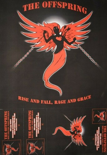 The Offspring Rise And Fall, Rage And Grace Promo Store Poster 12" X 17 ...
