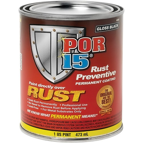 POR-15 Rust Preventive Coating; Gloss Black; 1 Pint | eBay.de
