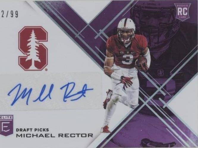 2017 Panini Elite Draft Picks - Draft Picks Michael Rector #211 ...