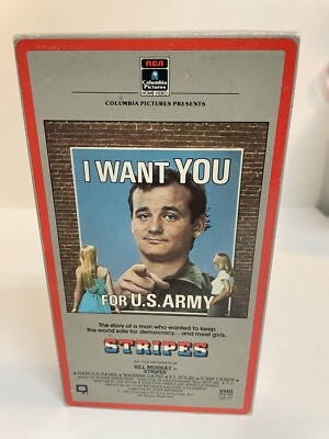 Stripes VHS 1987 Classic Action Comedy Bill Murray | eBay