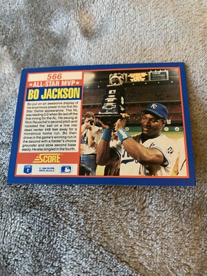 1990 Score Bo Jackson #566 Baseball Card | eBay