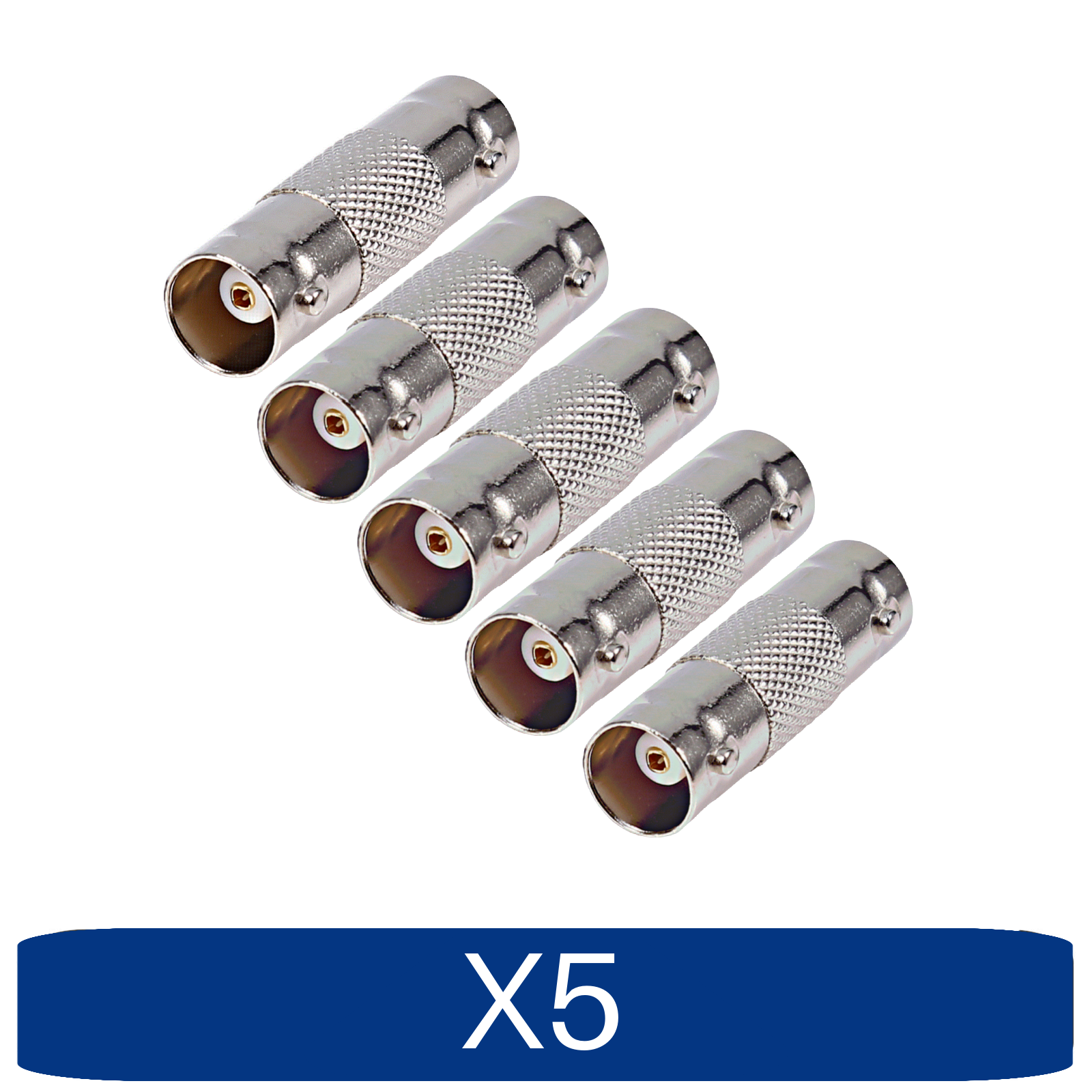 BNC FEMALE to FEMALE Coax Adapter Coupler Connector Inline for CCTV ...