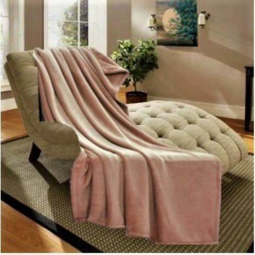 SMALL THROW SOLID SOFT BED BLANKET MICRO-PLUSH COMFORT FLEECE SUPER ...
