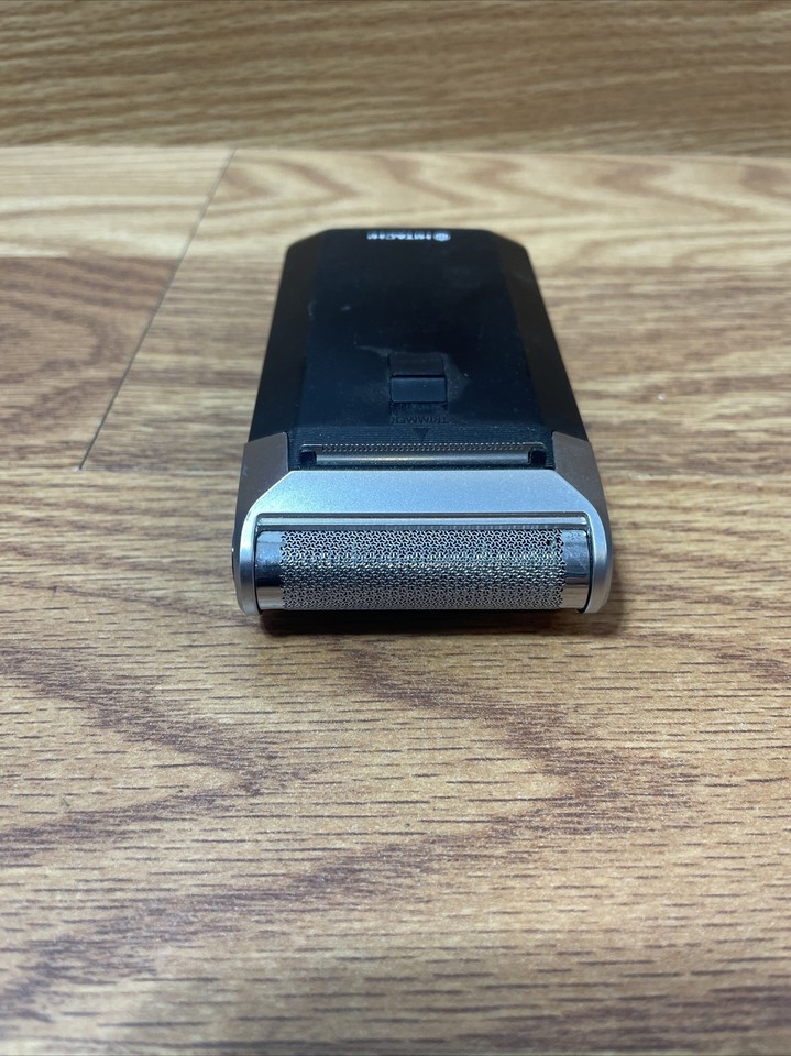 Hitachi Silver & Black Rechargeable Electric Foil Shaver / Trimmer For ...