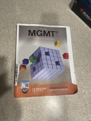 MGMT11 PRINCIPLES OF MANAGEMENT LARGE PAPERBACK TEXTBOOK | eBay